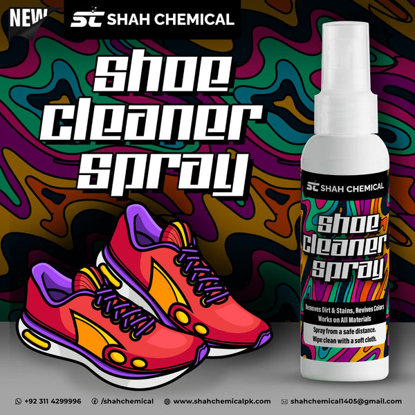 Shoe cleaner spray ready for use - 120ml – SHAH CHEMICALS