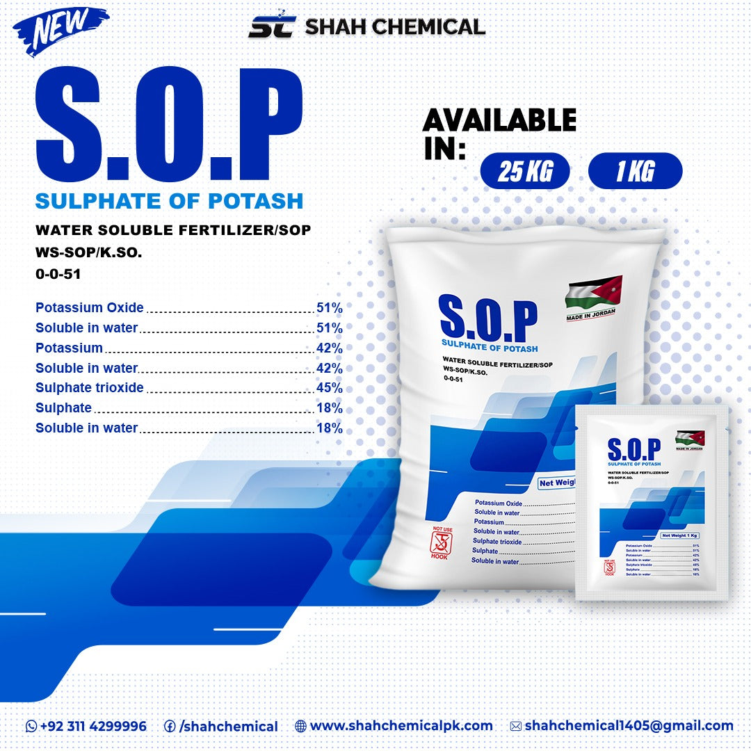 S.O.P Potasium Sulphate - MADE IN JORDAN – SHAH CHEMICALS