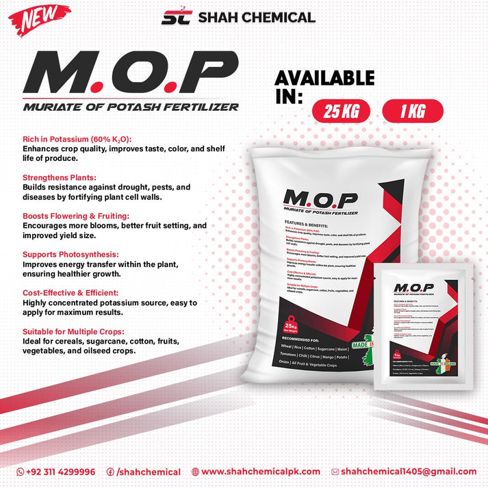 M.O.P Muriate Of Potash - MADE IN IRELAND – SHAH CHEMICALS